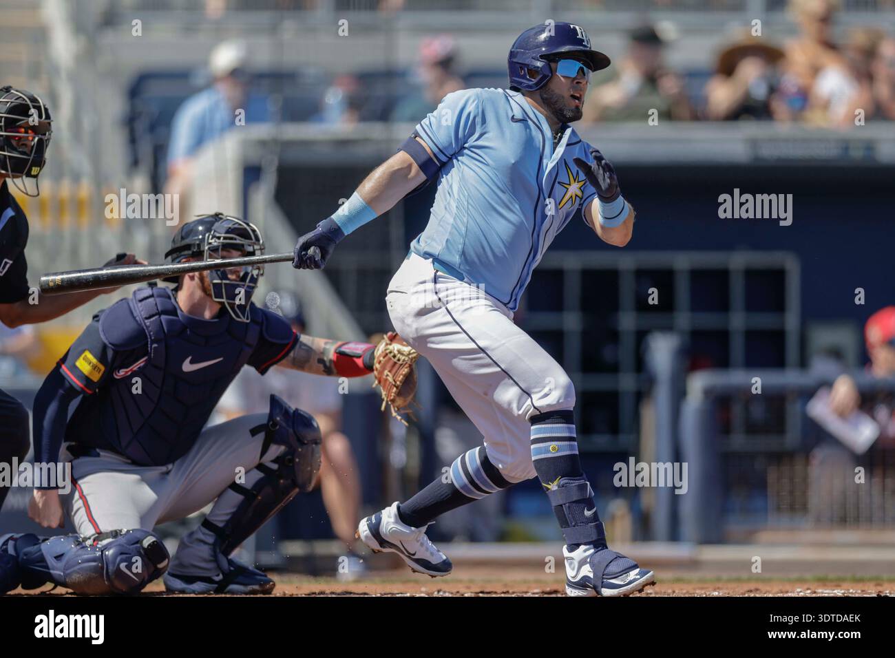 Port Charlotte, FL USA; Tampa Bay Rays first baseman Jonathan Aranda (8 ...