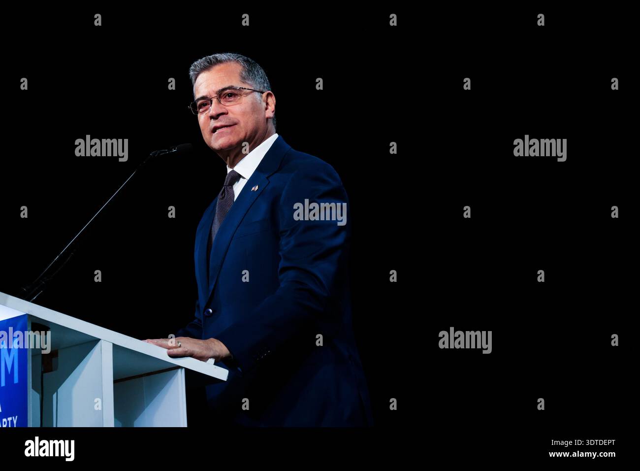 California gubernatorial candidate Xavier Becerra delivers remarks ...
