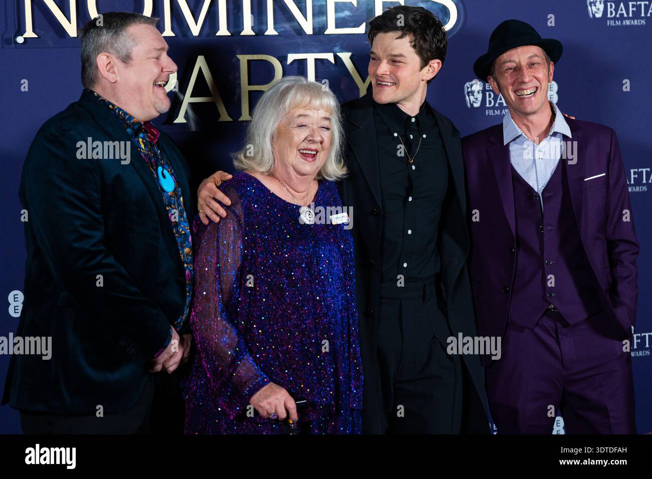 (L-R) John Davidson, Dottie Achenbach, Robert Aramayo and Murray ...