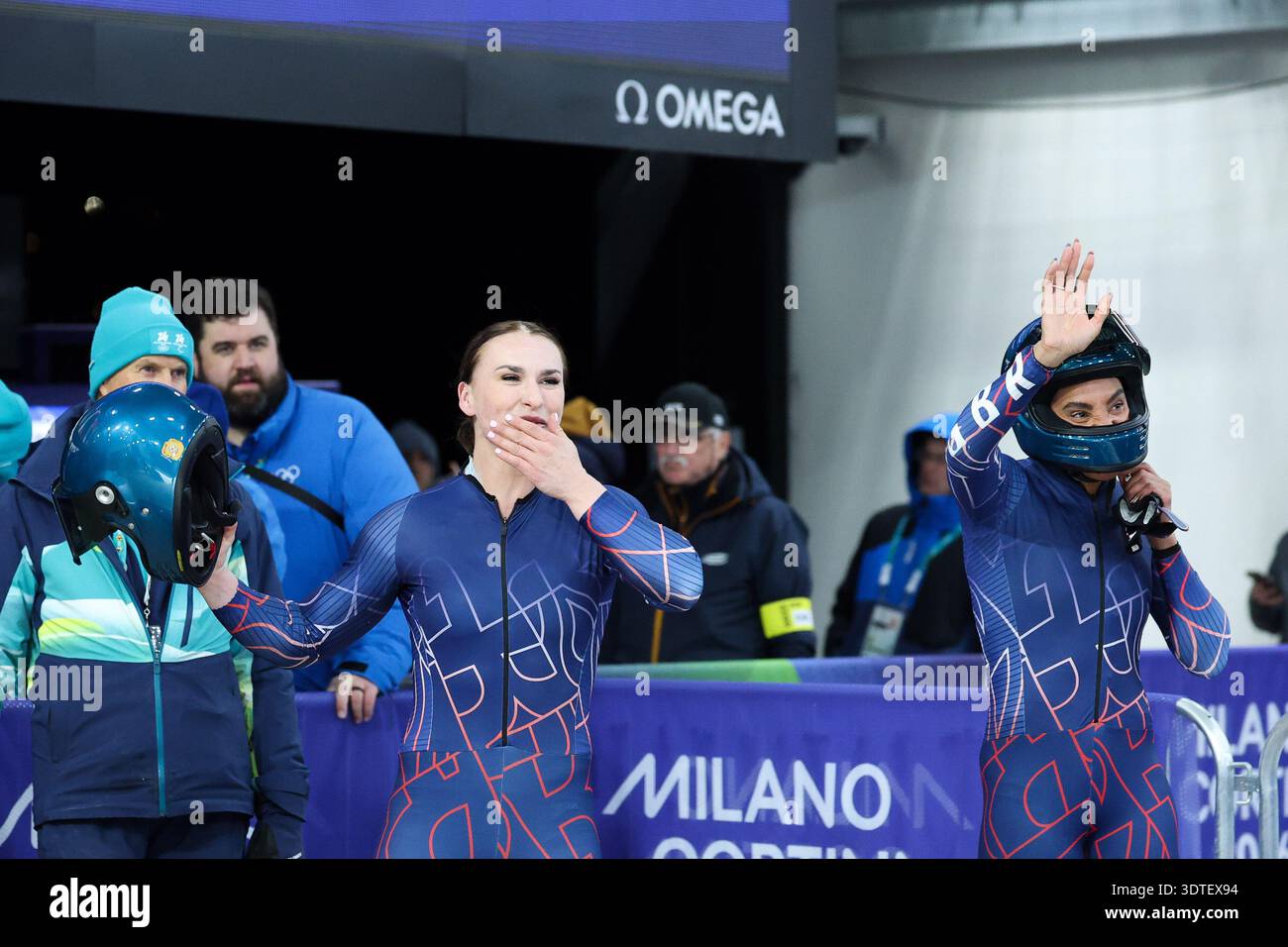 Olympische Winterspiele Milano Cortina 2026 Bob Zweierbob Frauen am 21. ...