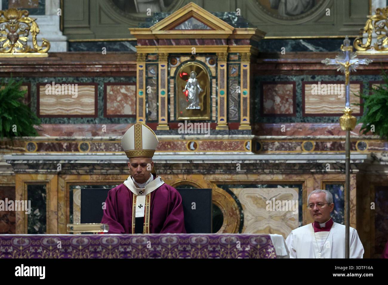 Rome, Italy, February 18, 2026: Pope Leo XIV participates in the ...