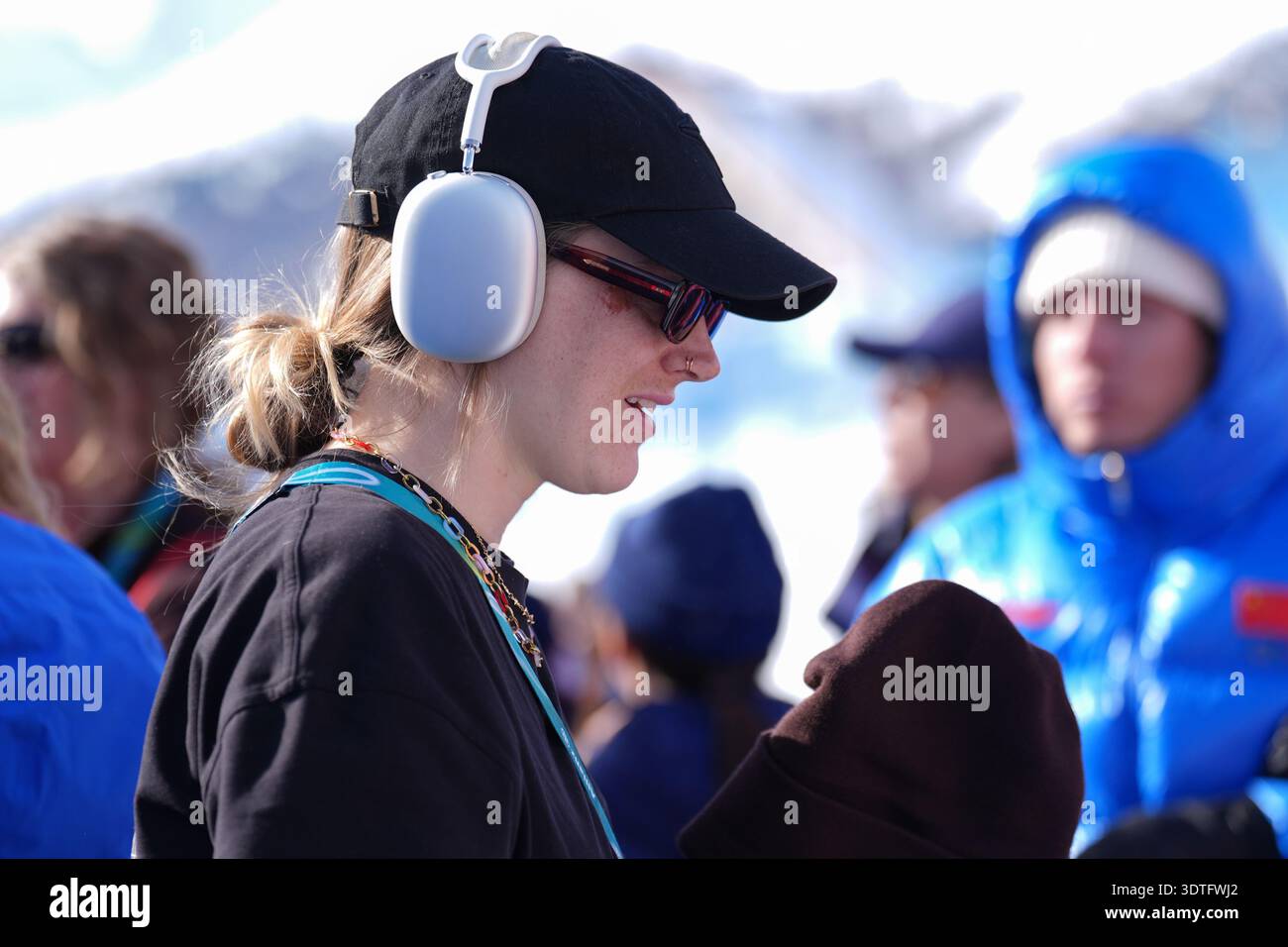 Canada's Cassie Sharpe attends the women's freestyle skiing halfpipe ...