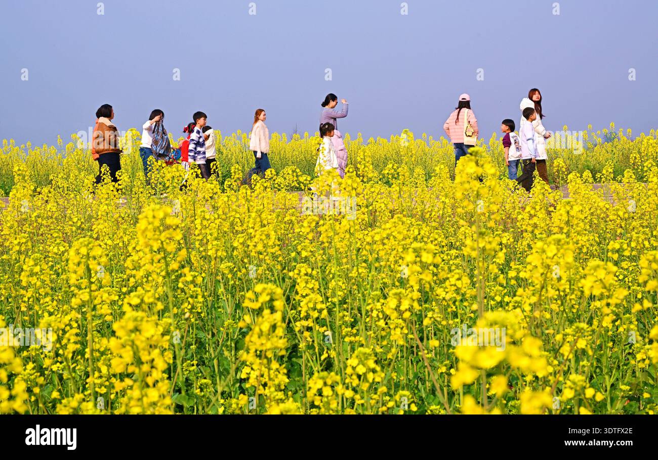 (260222) -- BEIJING, Feb. 22, 2026 (Xinhua) -- Tourists visit a ...