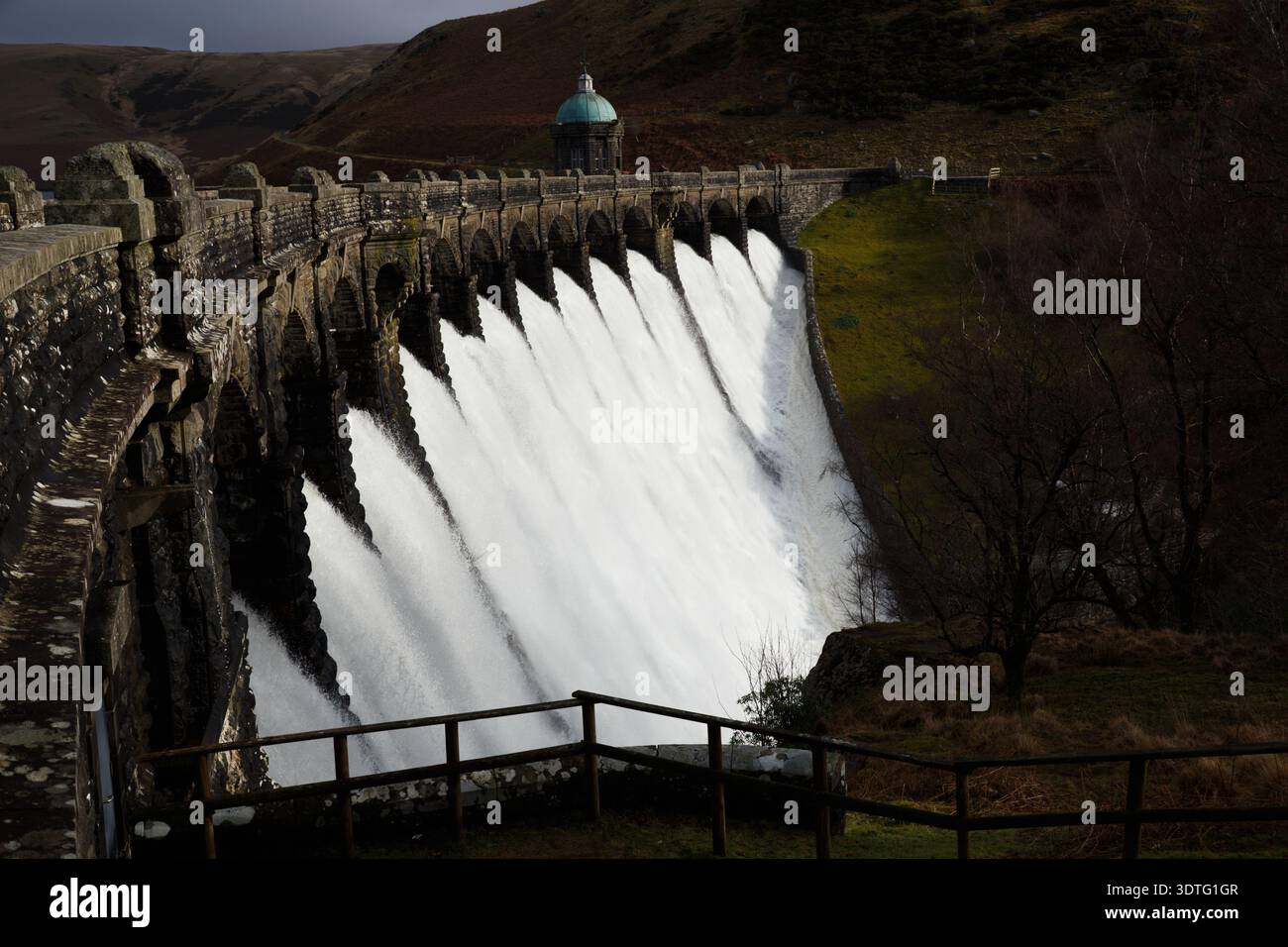 Craig Goch Dam, Elan Valley, Mid Wales, UK. 22 Feb '26. The dam ...