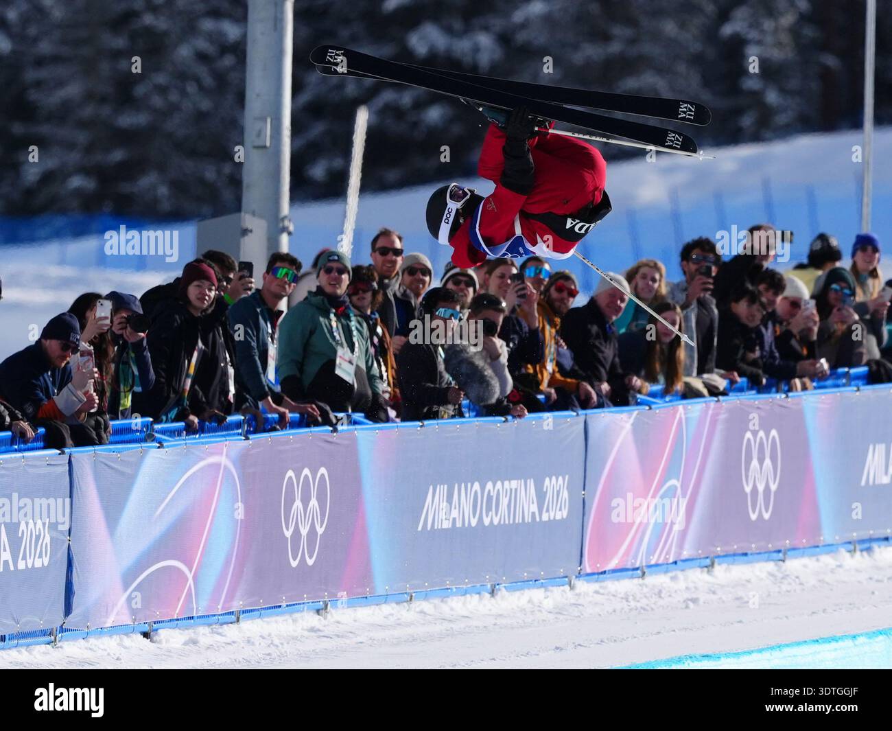Canada's Rachael Karker competes in the women's freeski halfpipe at the ...