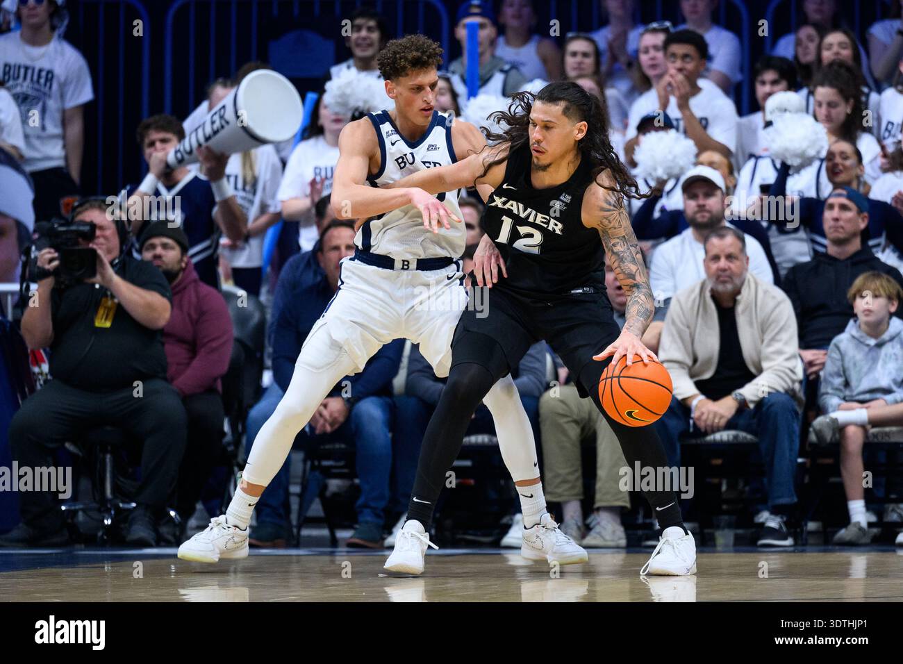 INDIANAPOLIS, IN - FEBRUARY 21: Xavier Musketeers forward Tre Carroll ...