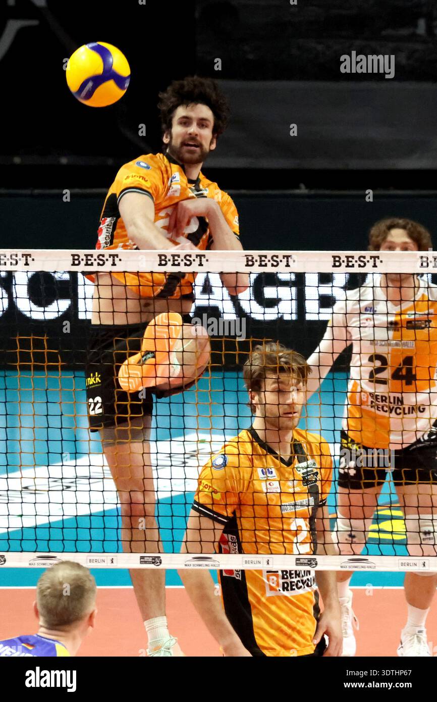 02/22/2026, Max-Schmeling-Halle, Berlin, DEU, DVV, 1.VBL, BR Volleys vs ...