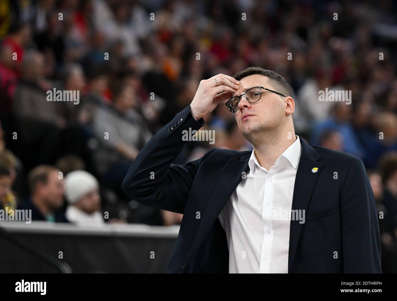 21 February 2026, Bavaria, Munich: Basketball: BBL Cup, Alba Berlin ...
