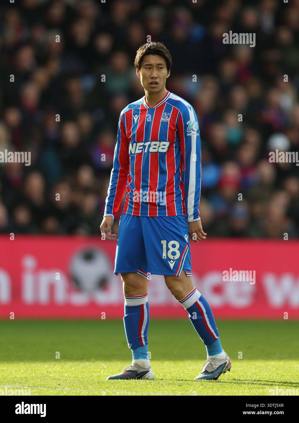 LONDON, ENGLAND, FEBRUARY 21: Daichi Kamada of Crystal Palace during ...
