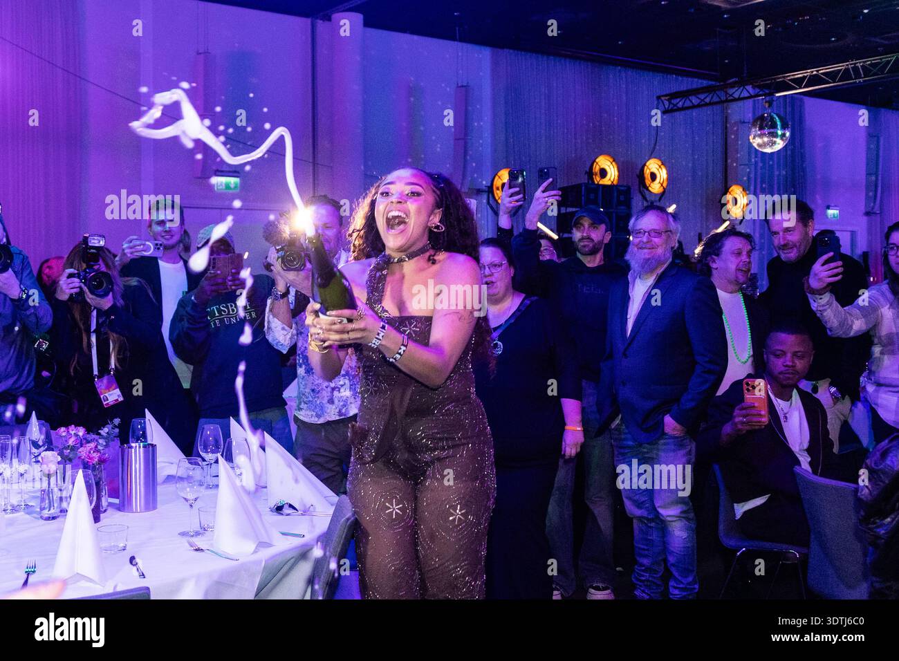 Cimberly attends the afterparty at Quality Hotel View following Heat 4 ...