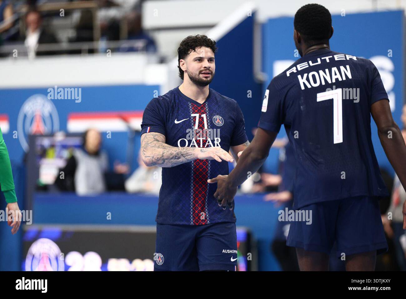 Elohim Prandi of Paris Saint-Germain Handball during the Liqui Moly ...