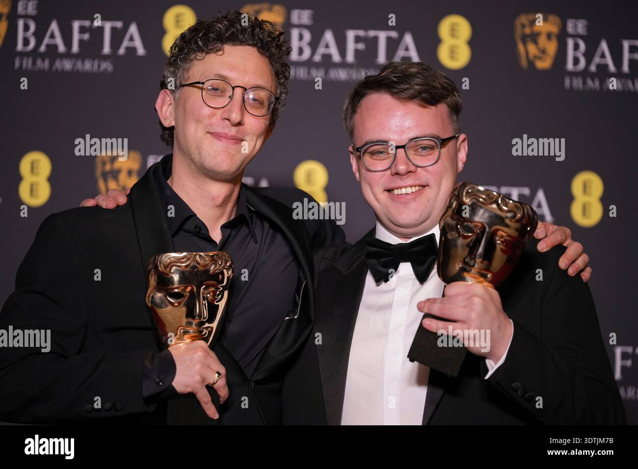 David Borenstein, left, and Pavel Talankin at the 79th British Academy ...