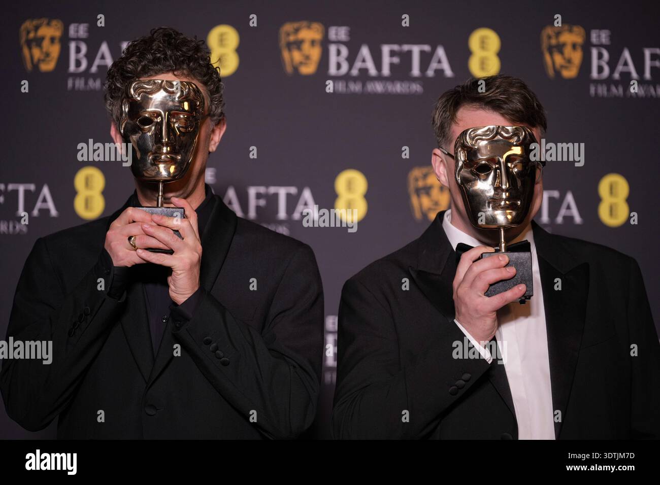 David Borenstein, left, and Pavel Talankin at the 79th British Academy ...
