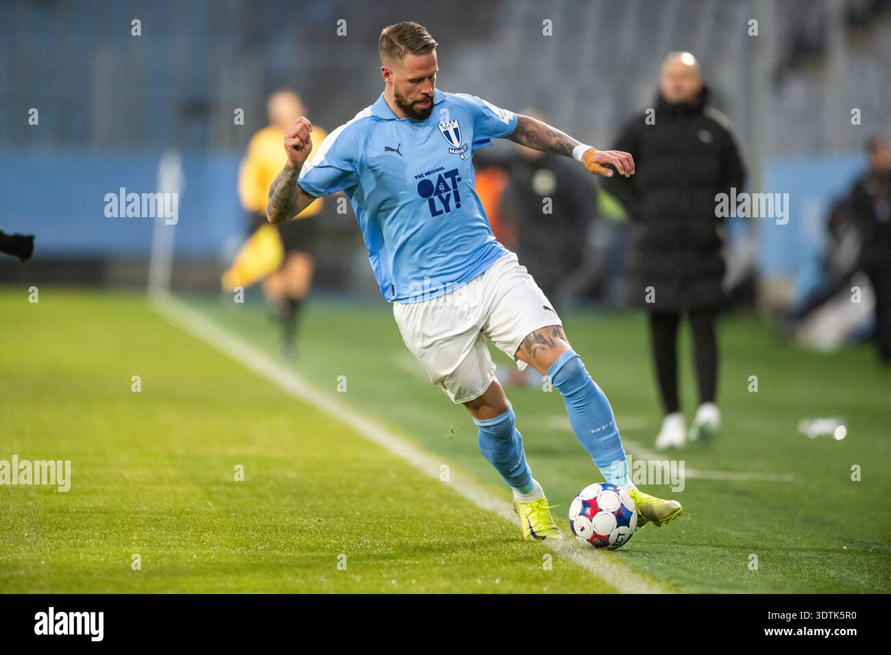 Malmo, Sweden. 22nd of February, 2026. Pontus Jansson (18) of Malmö FF ...
