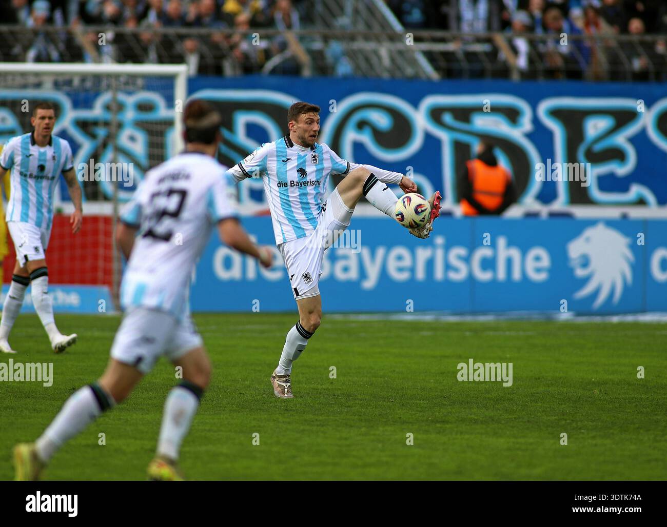 Soccer, Men, 3rd League, Season 2025/2026, TSV Munich 1860 - FC Hansa ...