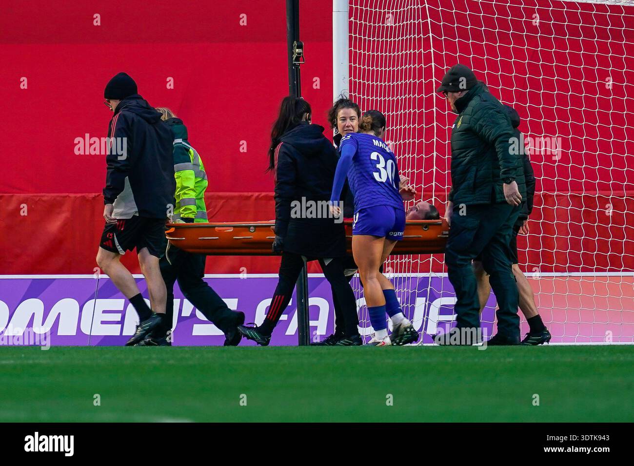 ST HELENS, ENGLAND - February 22: Mia Enderby of Liverpool FC leaves ...