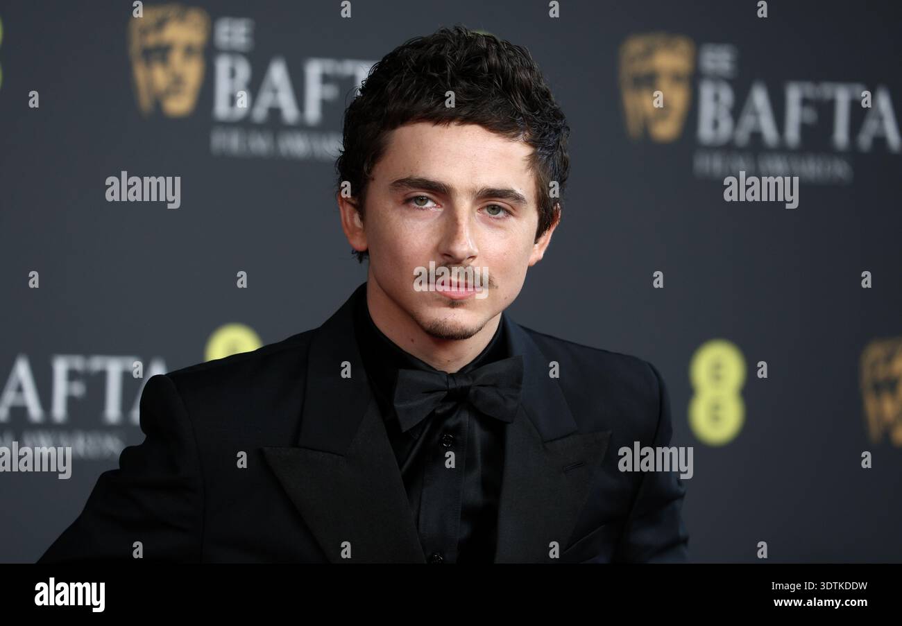 London, UK, 22nd February 2026, Timothee Chalamet attends the BAFTA ...