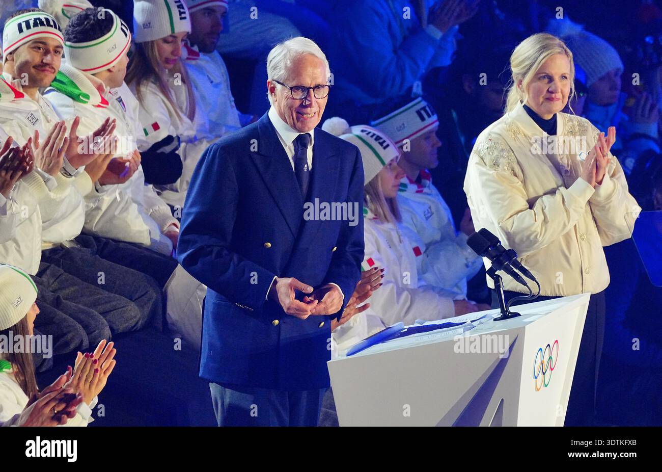 22 February 2026, Italy, Verona: Olympia, Olympic Winter Games Milano ...