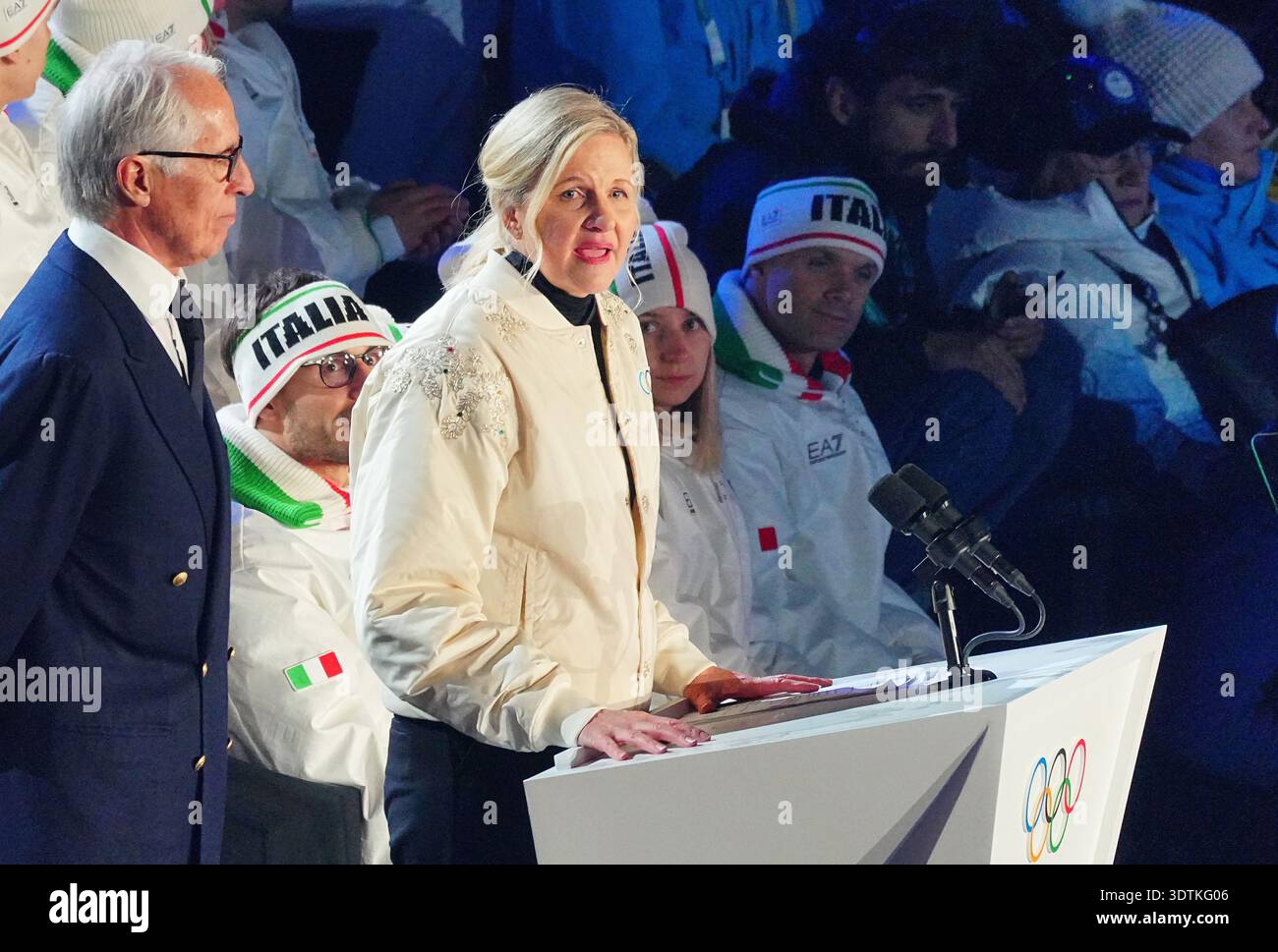 Verona, Italy. 22nd Feb, 2026. Olympia, Olympic Winter Games Milano ...
