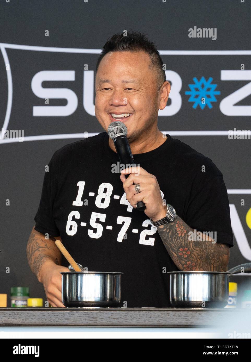 MIAMI BEACH, FL-FEB 21: Chef Jet Tila is seen during the 25th SOBE Wine ...