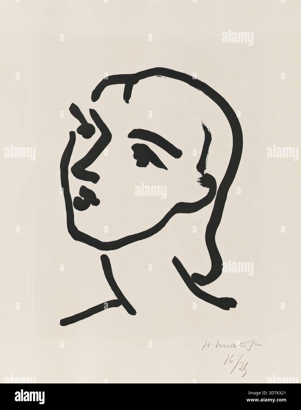 Henri Matisse Nadia aux cheveux lisses (1948 Stock Photo - Alamy