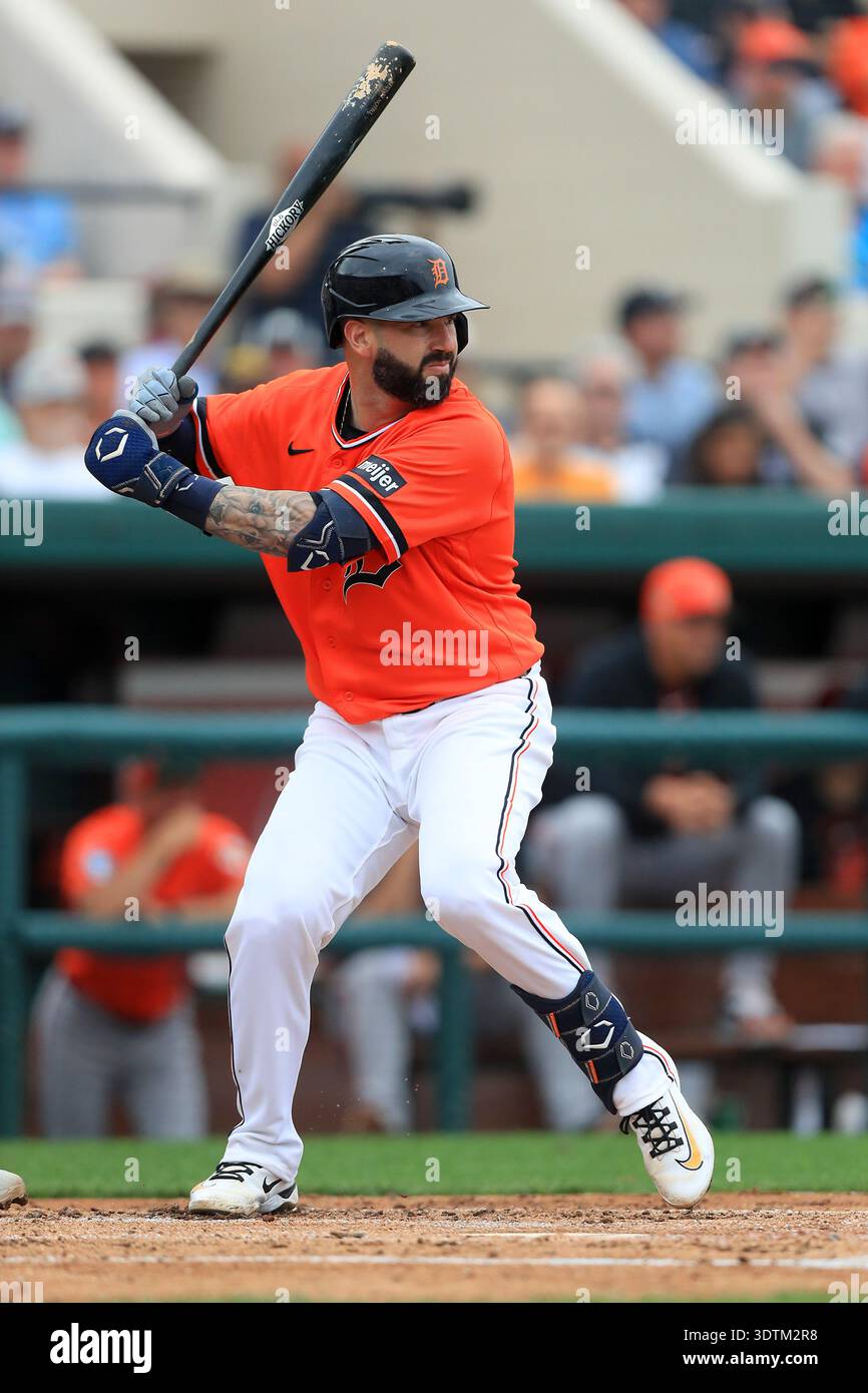 LAKELAND, FL - FEBRUARY 22: Detroit Tigers Catcher Tomas Nido (0) at ...
