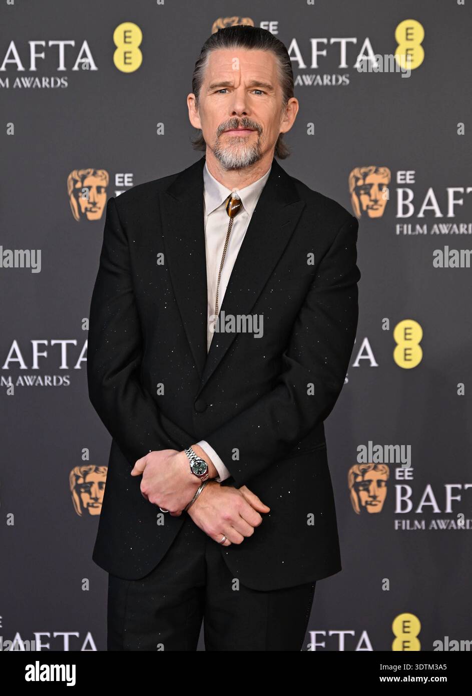 Ethan Hawke attends the 2026 EE BAFTA Film Awards at The Royal Festival ...