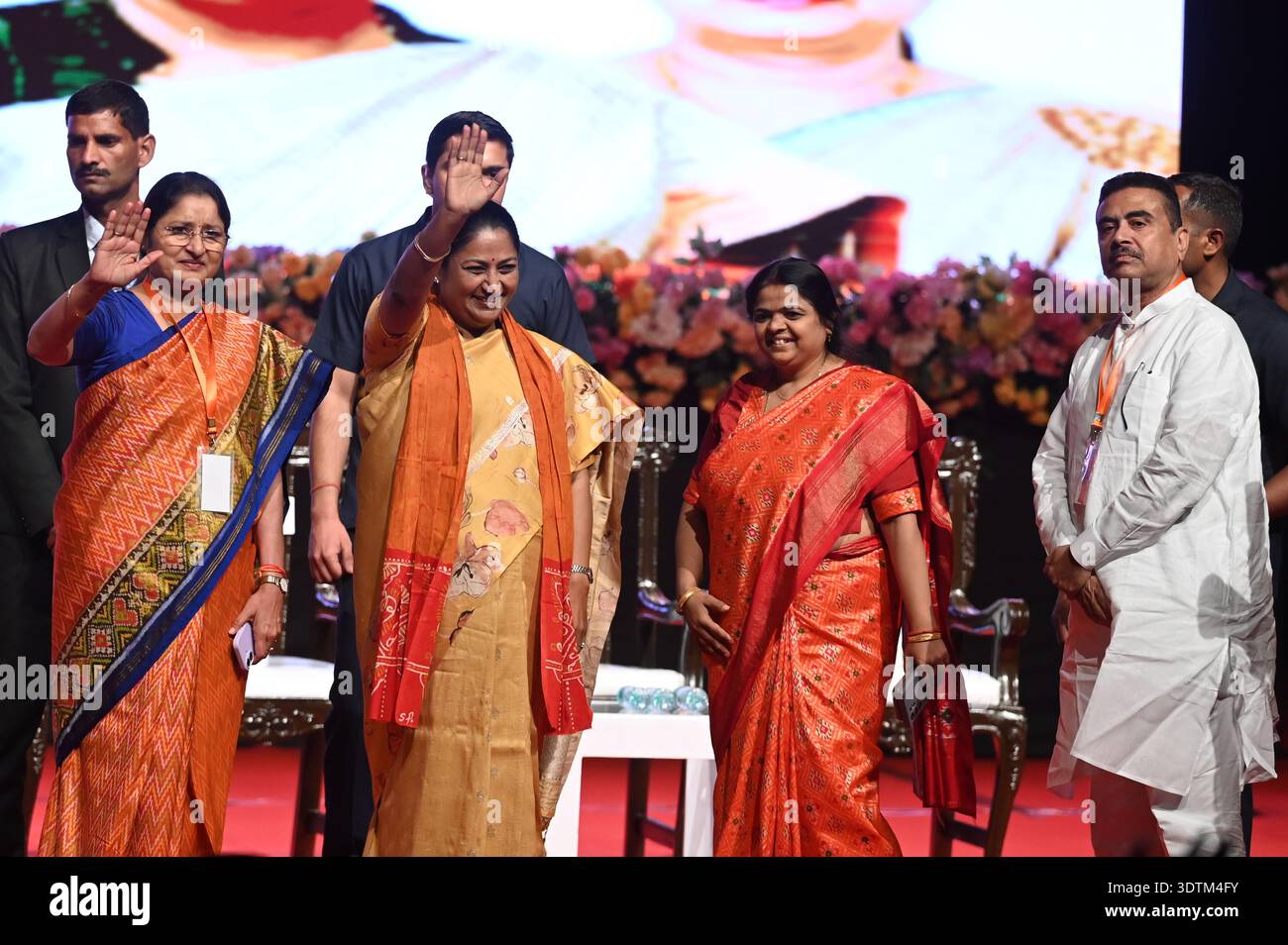 KOLKATA, INDIA - FEBRUARY 22: Union minister of Women and Child ...