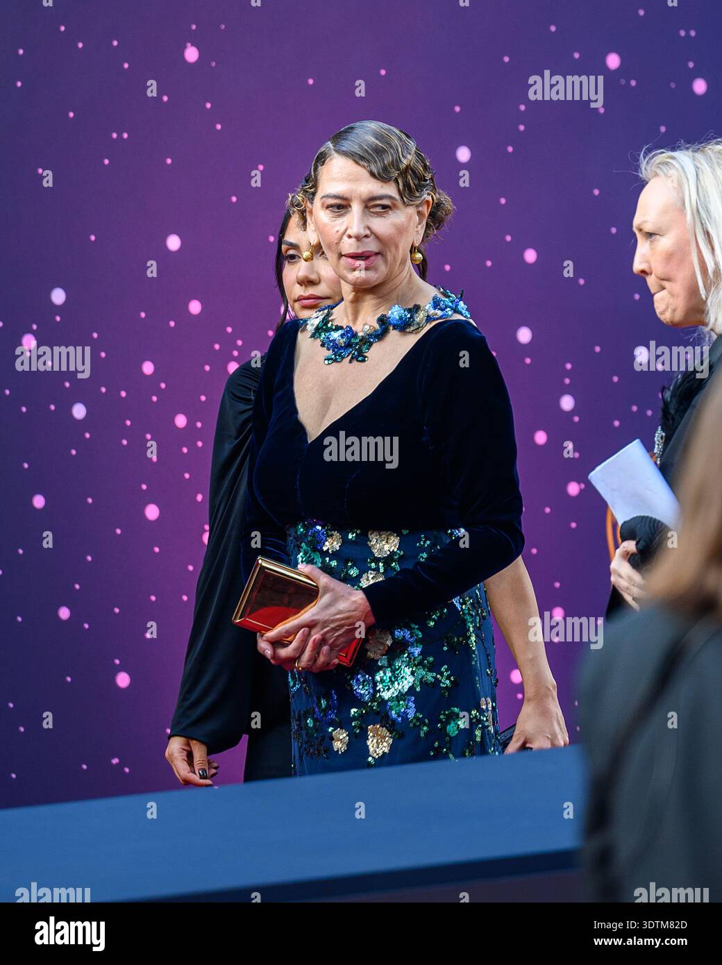 London, UK. 22 Feb 2026, London UK. Dame Donna Langley arriving at the ...