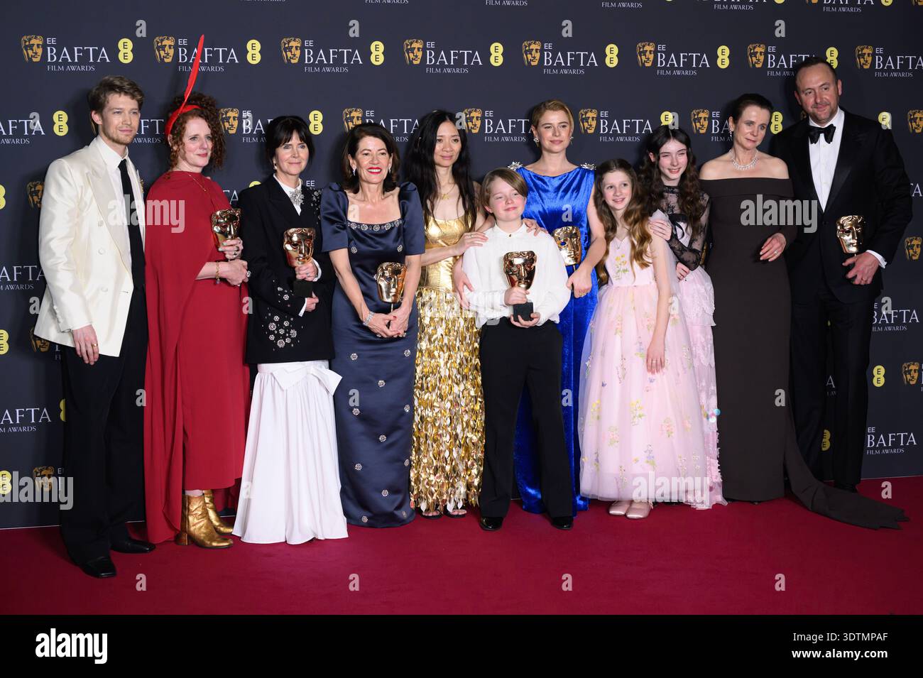 London, UK. February 22nd, 2026. Joe Alwyn, Maggie O'Farrell, Liza ...