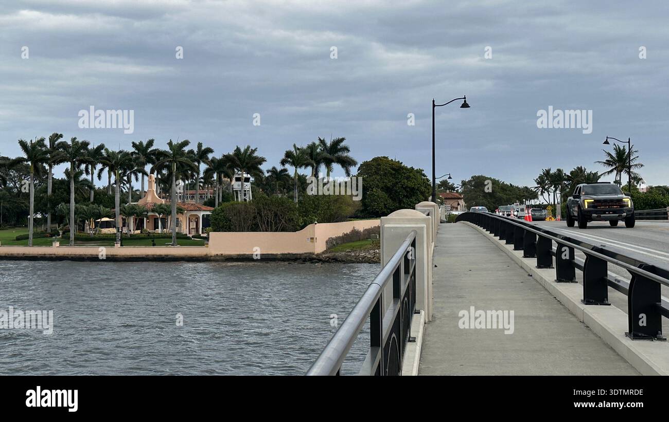 Palm Beach FL: Views of Mar-a-Lagowhere An armed man drove into the ...
