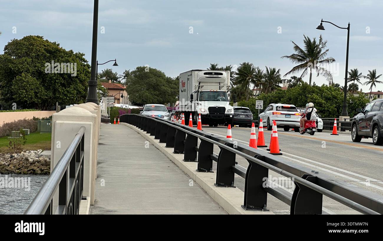 Palm Beach FL: Views of Mar-a-Lagowhere An armed man drove into the ...