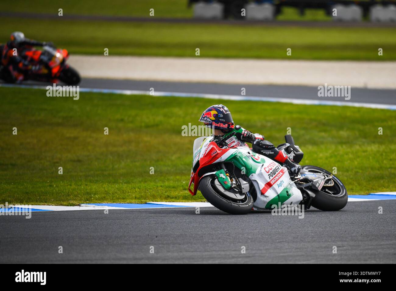 Johann Zarco of France seen in action during the Phillip Island Grand ...
