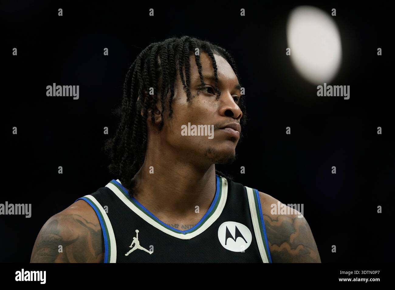 Milwaukee Bucks' Kevin Porter Jr. looks on during an NBA basketball ...