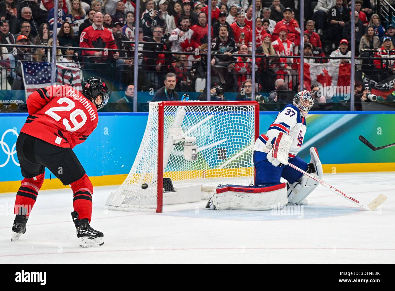 Nathan MacKinnon (CAN) during the Winter Olympic Games, Milano Cortina ...