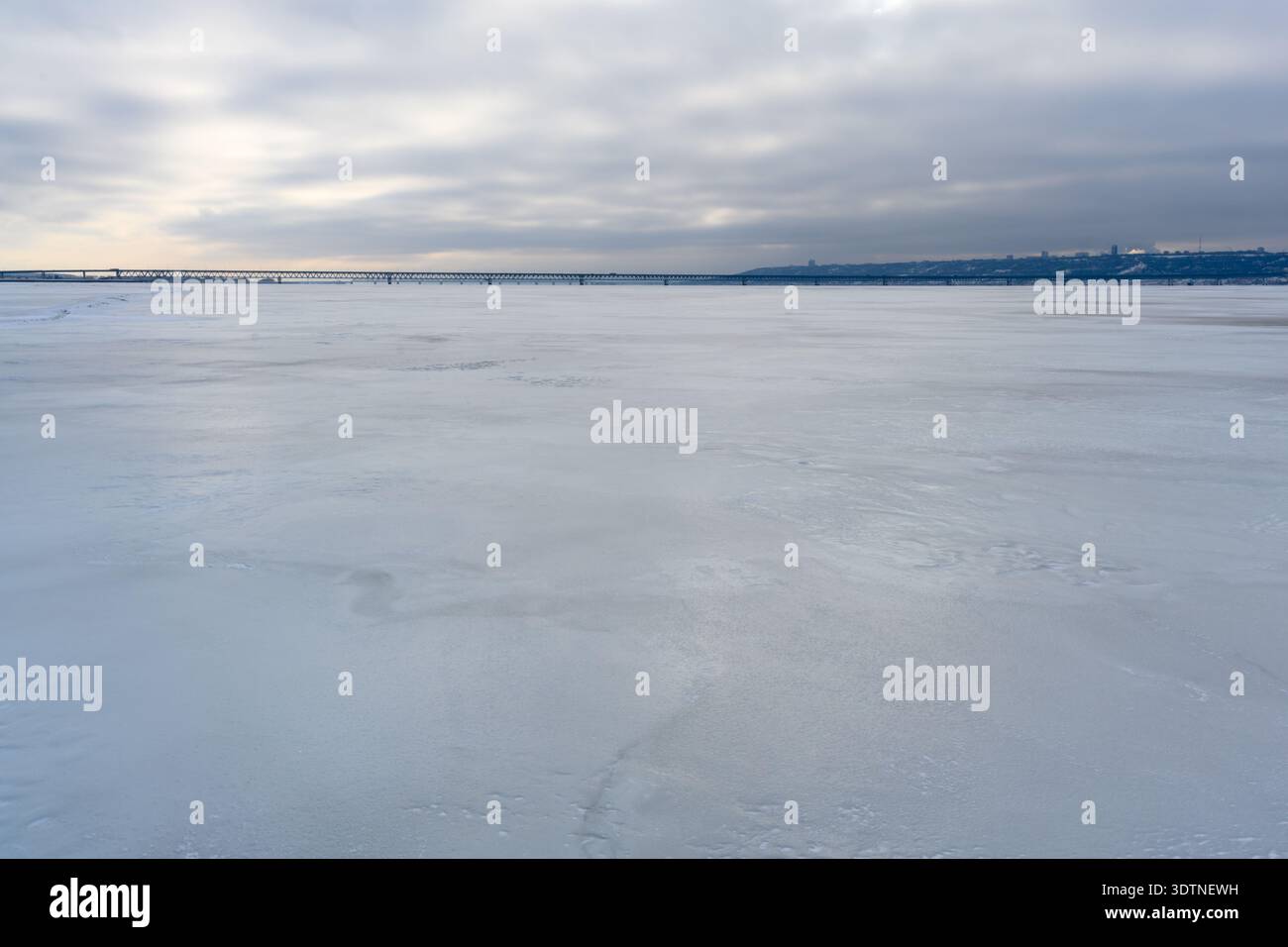 Frozen volga river smooth hi-res stock photography and images - Alamy