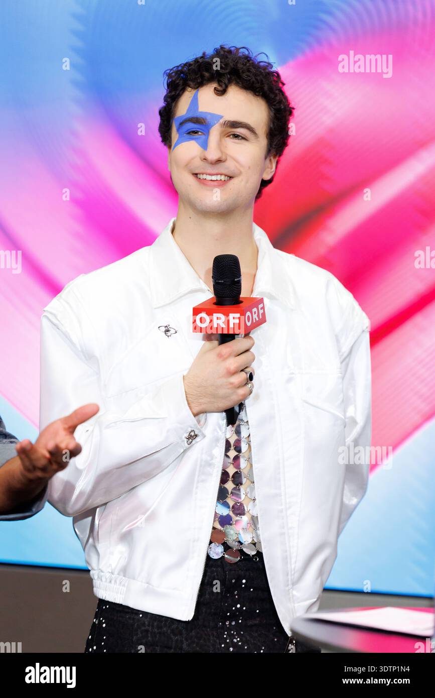 Singer Cosmó, winner of the Austrian preliminary round "Vienna Calling ...