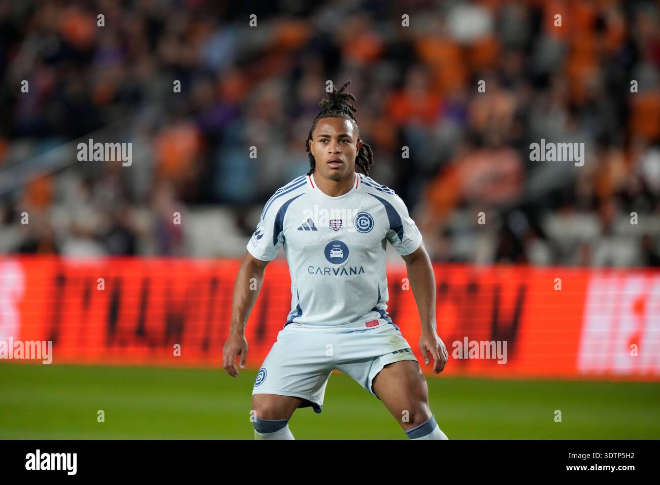 Chicago Fire defender Leonardo Barroso (2) during an MLS soccer match ...