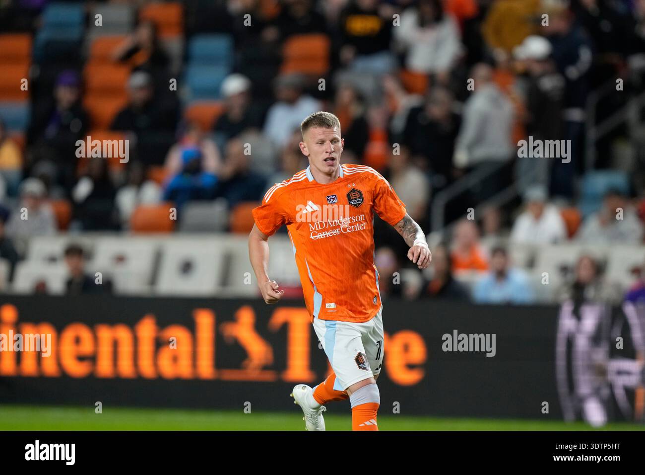 Houston Dynamo Mateusz Bogusz (19) during an MLS soccer match, Saturday ...