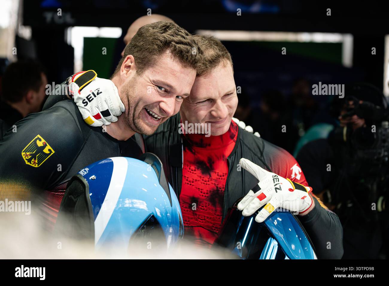 GER – Johannes Lochner and Francesco Friedrich after the Race ...