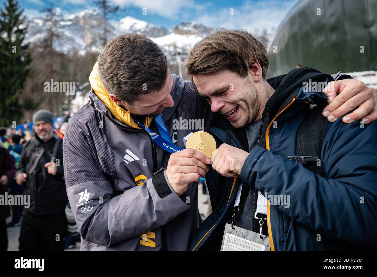 GER – Johannes Lochner and Viesturs Lacis after the last race ...
