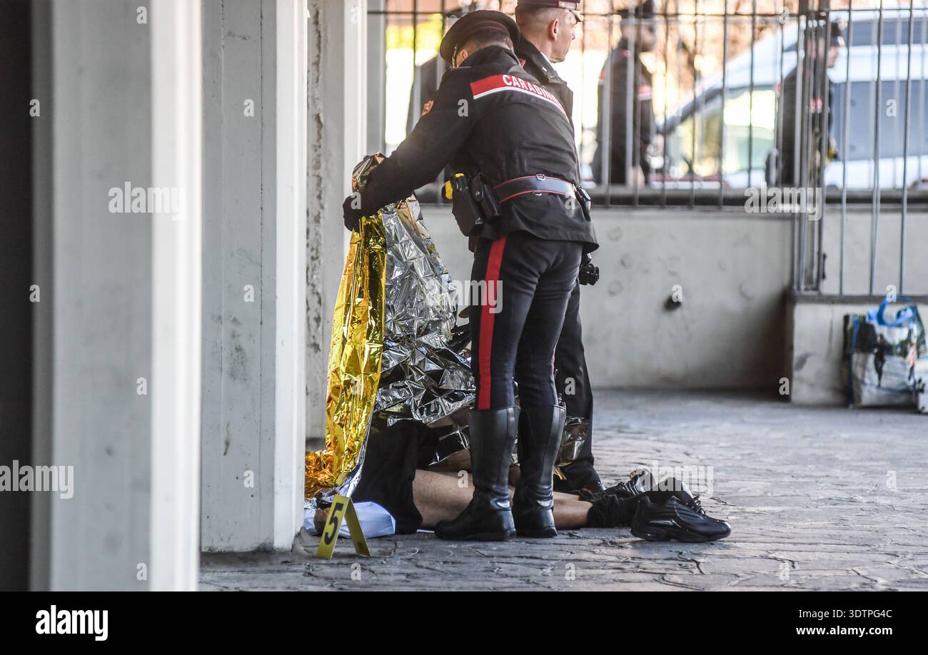 **NO WEB OR NEWSPAPERS ONLY FOR ITALY** Rome, Murder in Piazza San ...