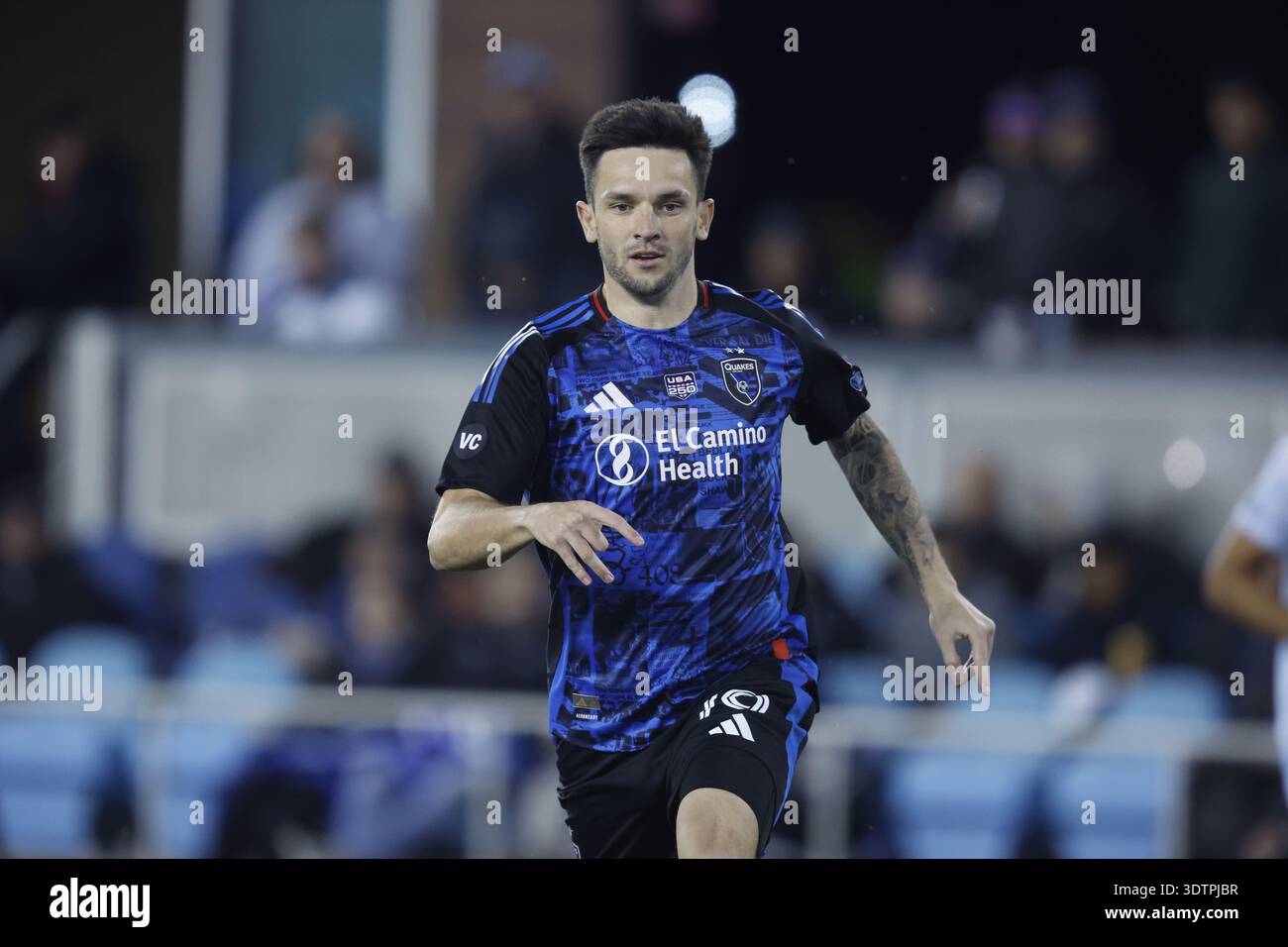 San Jose Earthquakes forward Preston Judd (19) competes in the first ...