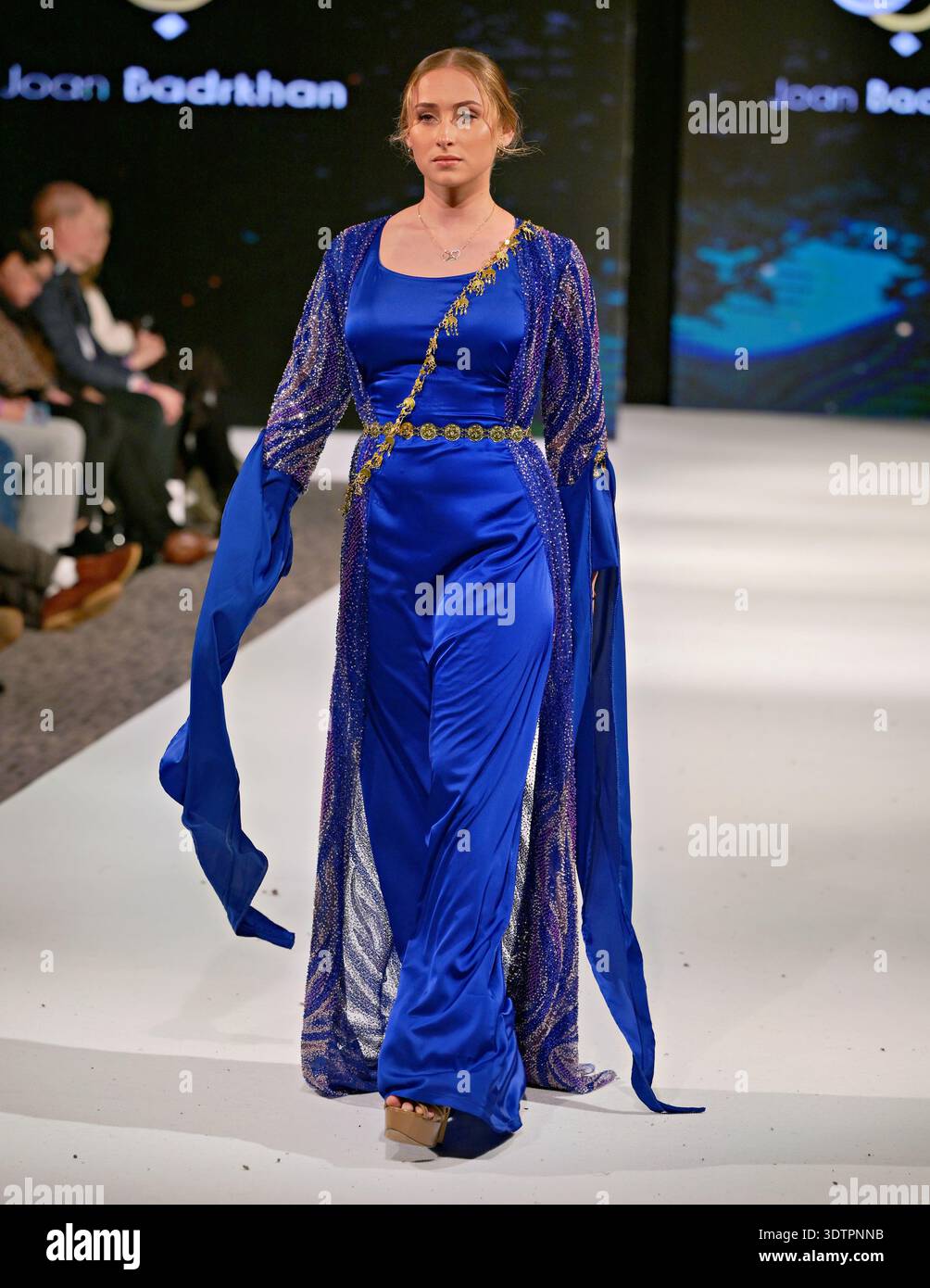 LONDON, UK - FEBRUARY 21 2026: Joan Baderkhan showcased a striking ...