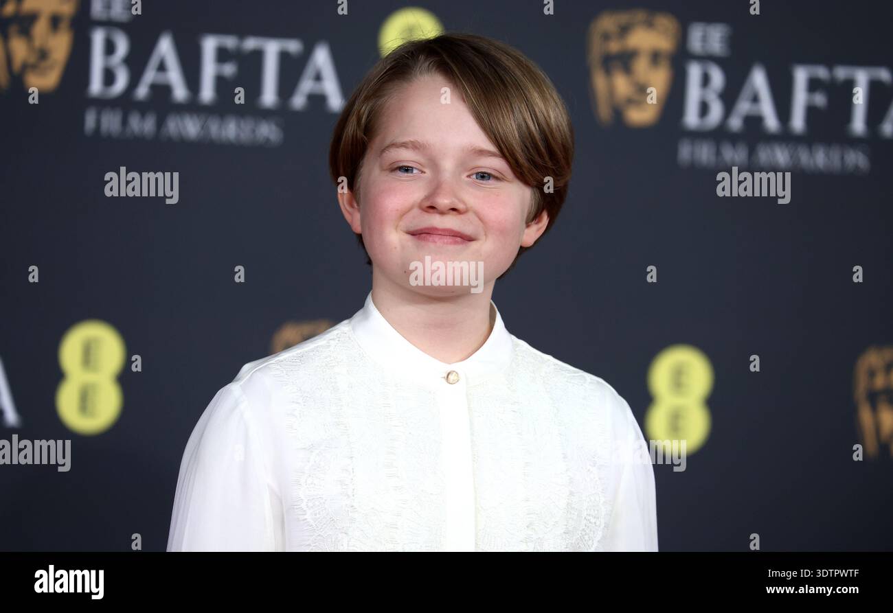 London, UK, 22nd February 2026, Jacobi Jupe attends the BAFTA Film ...