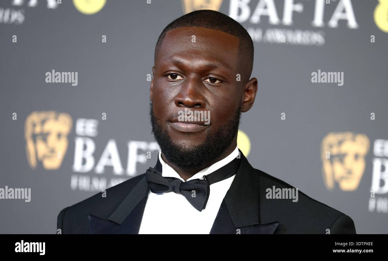 London, UK, 22nd February 2026, Stormzy attends the BAFTA Film Awards ...
