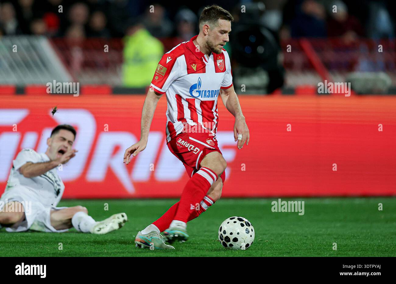 Belgrade, Serbia. Feb. 22nd 2026. Crvena Zvezda's Timi Max Elsnik ...