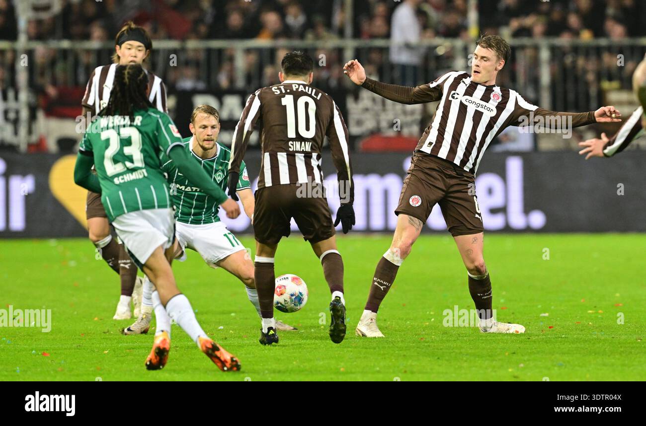 from left: Isaac Schmidt, Marco Gruell, Danel Sinani, Eric Smith (St ...