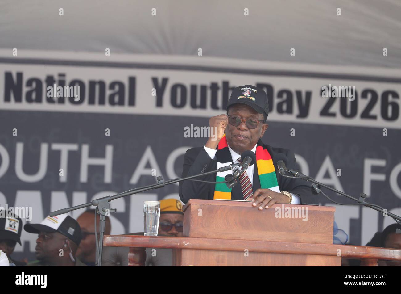 (260223) -- MASHONALAND EAST, Feb. 23, 2026 (Xinhua) -- Zimbabwean ...