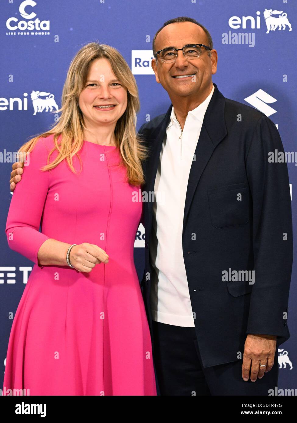 Sanremo, 76th Italian Song Festival. Photocall featuring Main Partner ...